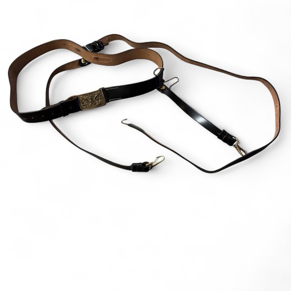 Accessories | Us Civil War Union Calvary Officers Leather Sword Belt ...